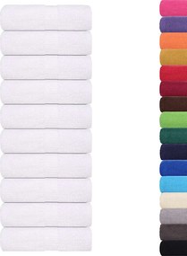 Ručníky pro hosty FROGN 50 ks bílé 30x50 cm 360 g/m² 136648