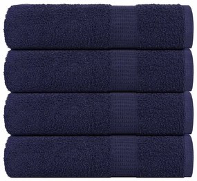 Ručníky FROGN 4 ks tmavě modré 100x150 cm 360 g/m² 136789