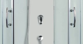 ARTTEC CALYPSO 90 x 90 cm - Sprchový box model 1 chinchilla sklo PAN04428