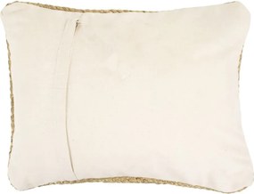 Obdélníkový jutový polštář - 35*45*10cm