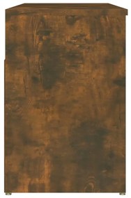 Lavice s botníkem kouřový dub 105 x 30 x 45 cm kompozitní dřevo - Default Title
