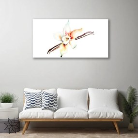 Obraz na skle Květ Umění 125x50 cm