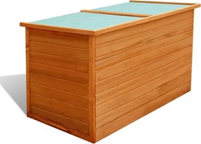 vidaXL Zahradní úložný box 126 x 72 x 72 cm dřevěný [42702]