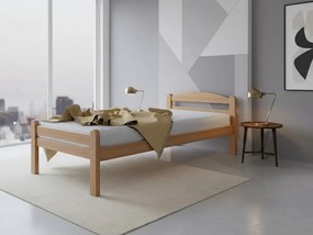 Jednolůžková postel z bukového dřeva s roštem 90x200 cm v přírodní barvě Bellariva – B.E.S.