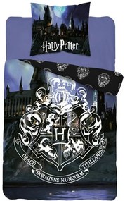 DETEXPOL Povlečení Harry Potter Hrad Bavlna, 140/200, 70/80 cm (DL-027272)