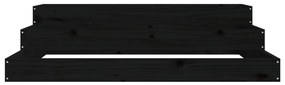 Truhlík černý 107 x 107 x 27 cm masivní borové dřevo,  823917