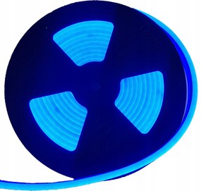 Neon Led Modrý jednostranný 6x12 Flex 12V 5 m