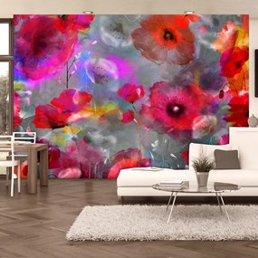 Fototapeta - Painted Poppies