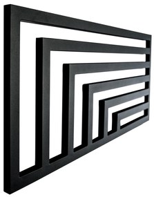Regnis Kreon, topné těleso 550x1500 mm, 630W, black, KR150/55/BLACK