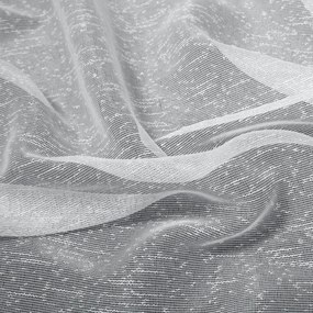 ZÁCLONA NA KROUŽCÍCH IDA 140X250 CM BÍLÁ