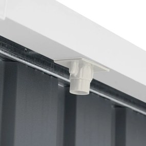Zahradní domek BestBerg ZDSL-6A / 6,6 m² / 238 x 279 x 203 cm / šedá