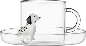 Ichendorf Milano designové šálky na čaj Dogs Tea Cup With Saucer Dalmata