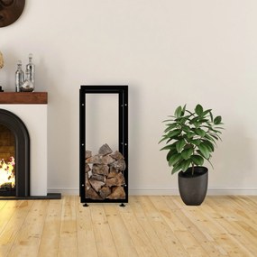 Stojan na palivové dřevo Keri V2 25x40x100 – černá