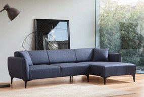 Atelier del Sofa Rohová sedací souprava Belissimo Right - Blue, Modrá