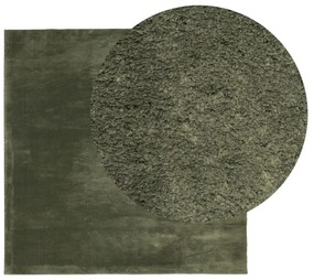 Koberec HUARTE krátký vlas měkký pratelný lesní zeleň 240x240cm - Default Title