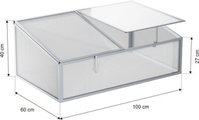 Pařeniště 40 x 60 x 100 cm, zesílená konstrukce, polykarbonát