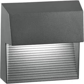 NV 752250 Venkovní nástěnné svítidlo KRYPTON tmavě šedý hliník LED 6W 3000K 220-240V 32st. IP54 - NOVA LUCE