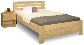 Zvýšená postel z masivu Rita, masiv buk, 140x220