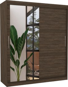 ADRK Furniture Posuvná skříň s zrcadlem TOM 180 ADRK-SW-TOM-CH-180