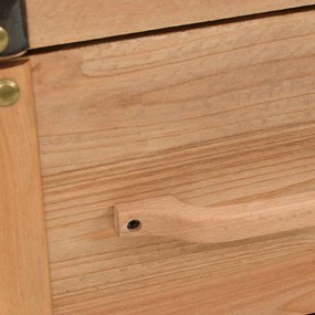 vidaXL Komoda se zásuvkami masivní jedlové dřevo 91 x 35 x 73 cm [245774]