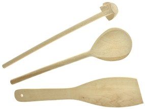 Dřevěné vařečky - Set 3ks (30cm)