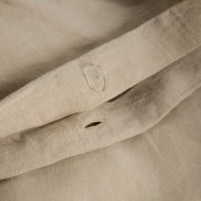 LNĚNÉ POVLEČENÍ LINEN 200X220 CM, 2 KS 70X80 CM BÉŽOVÁ