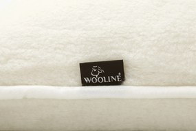 Wooline Vlněný polštář krémový 40x40 cm, kašmír