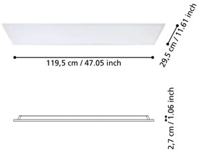 Eglo 900939 - LED Přisazený panel RABASSA LED/34,5W/230V 120x30 cm