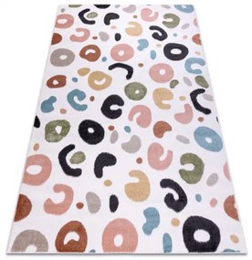 Dywany Luszczow Dětský kusový koberec FUN Spots, skvrny krém Rozměr koberce: 140 x 190 cm