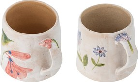 Krémové keramické hrnky v sadě 2 ks 430 ml Camilla – Bloomingville