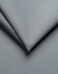 Bílá předsíňová stěna se skříní a zrcadlem Emi 13 s šedými čalouněnými panely Trinity 14