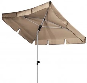 Balkónový naklápěcí slunečník Doppler ACTIVE 180 x 120 cm - hnědý