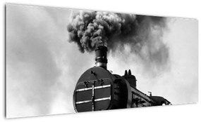 Historická lokomotiva - obraz (100x40cm)