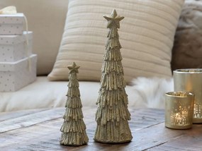 Třpytivý dekorační vánoční stromek Tree Verte - Ø 9*28 cm