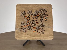 Li-Go "Víno" lampa 19x19cm provedení povrchu: jedle