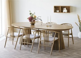 House Nordic Jídelní stůl OSAKA přírodní ø120x120-200 cm 2203000