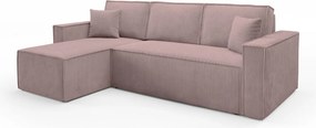 Pohodlná univerzální rohová sedací souprava s funkcí spaní Basic L 240 cm