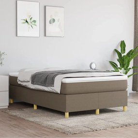 Rám postele s boxspringem taupe 120 x 200 cm textil 3120949