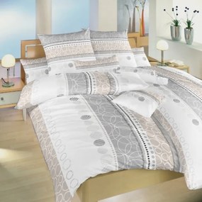 Dadka Povlečení flanel Ateliér béžový  240x220, 2x70x90 cm