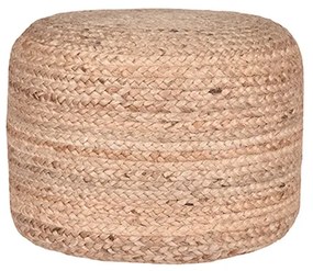 LABEL51 pletený puf JUTE hnědý Color: Natural SH-24.009
