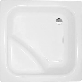 Polysan VISLA hluboká sprchová vanička, čtverec 80x80x29cm, bílá - 50111