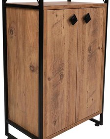 Designový regál Jaiana 180 cm borovice