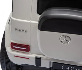 LEAN CARS Akumulátorové vozidlo Mercedes G 4x4 24 V 2580, bílé