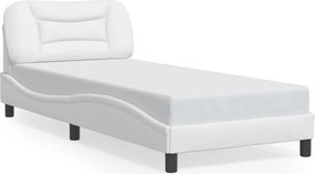 Rám postele s LED bez matrace Hvar bílý 80 x 200 cm 3213893