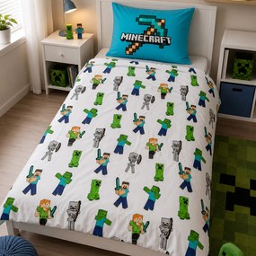 Dětské povlečení Minecraft Pixelový Svět