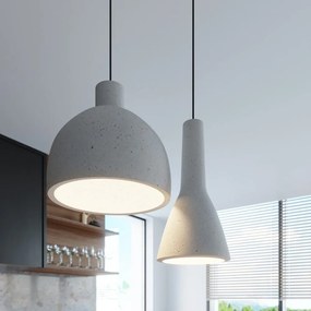 Světle šedé závěsné svítidlo ø 28 cm Filippo – Nice Lamps