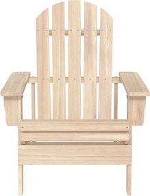Zahradní židle Adirondack masivní jedlové dřevo 315872