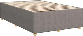 Box spring postel s matrací taupe 120x190 cm textil 3285557