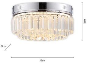Paul Neuhaus Krista LED stropní svítidlo, SimplyDim