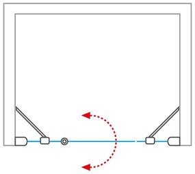 Roth Univerzální boční panel TBD pro instalaci dveří do niky Varianta: šířka: 64 cm, orientace: Uni - (TBD 640 - 744-0580000-00-02), Barva profilů a typ výplně: profily: brillant, výplň: transparent